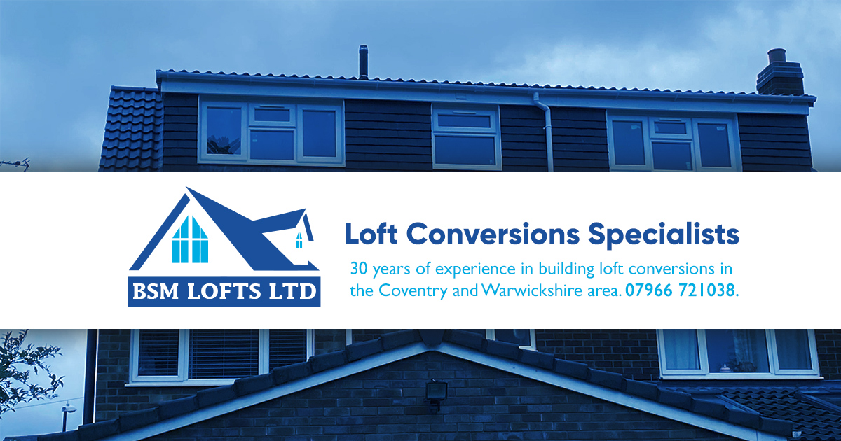 Types of loft conversion by BSM lofts in Coventry